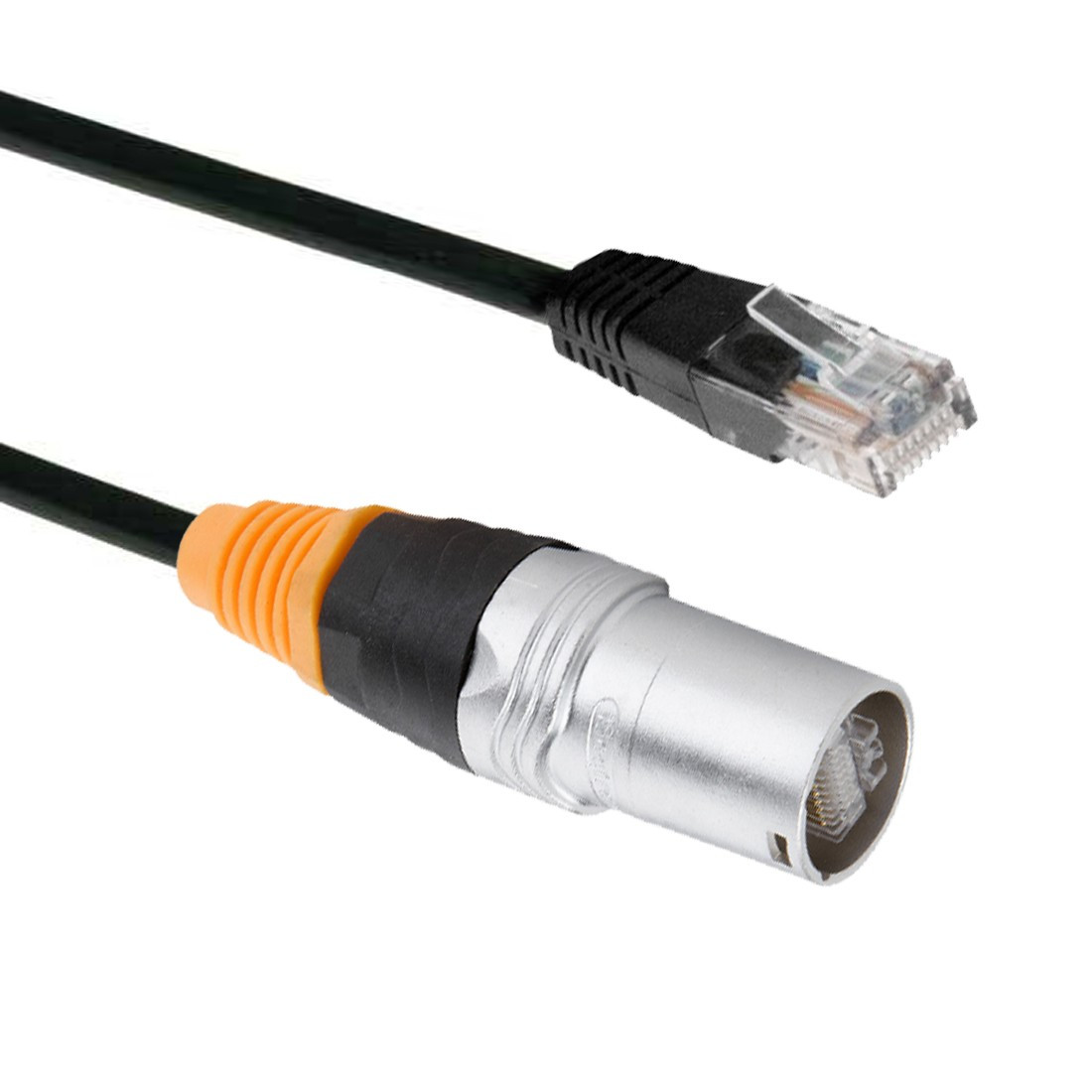 Cable RJ45 vers data IP65 pour écran ADJ 10m | prozic.com