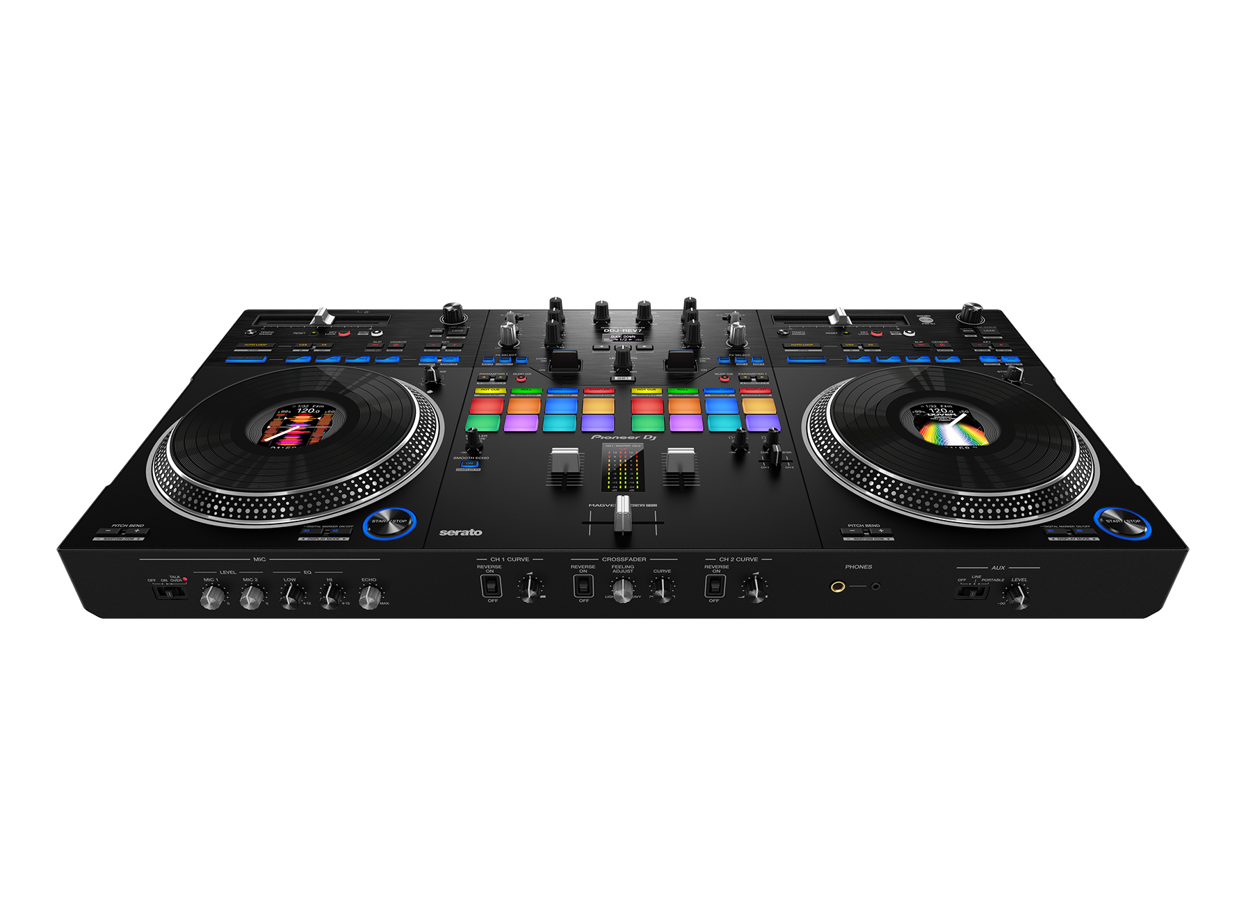 DDJ REV7 Pioneer DJ - Contrôleur DJ Serato pro pour scratch 2 voies ...