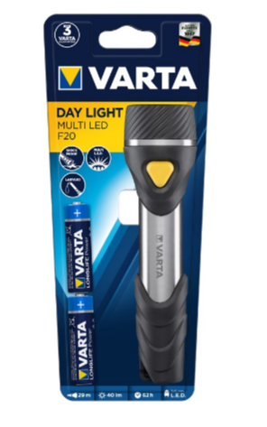 Torche Led Varta F20 40 lumens portée 29m | prozic.com